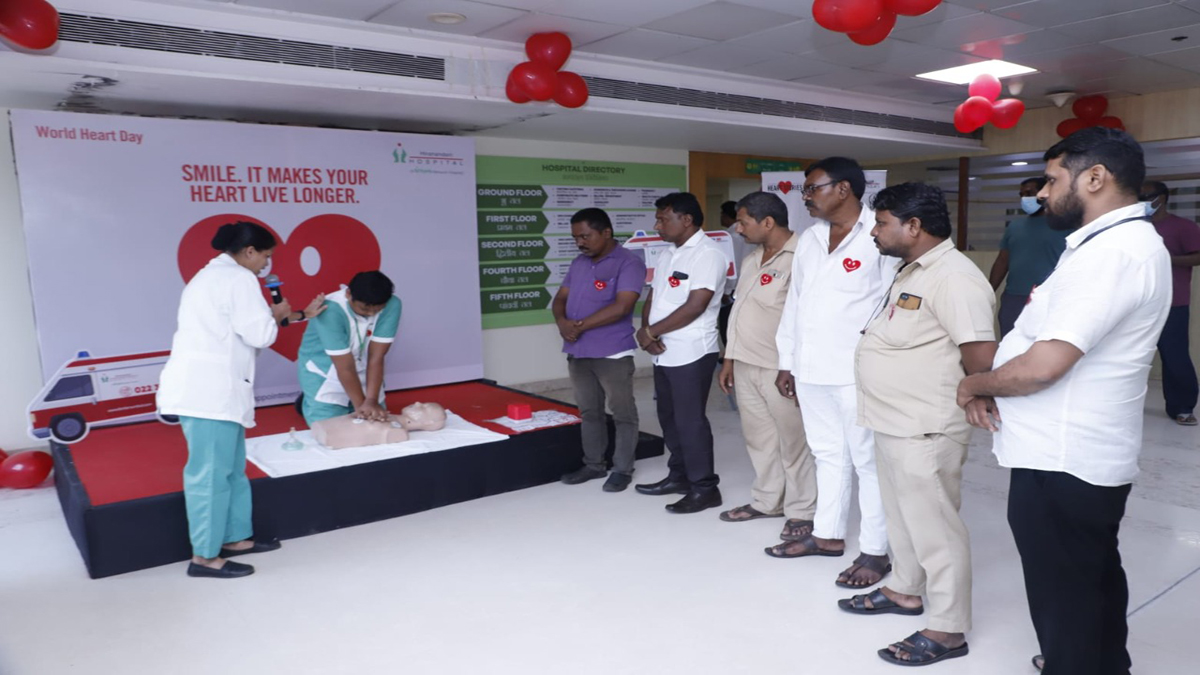जागतिक हृदय दिन : हिरानंदानी फोर्टिस वाशी येथे कार्डिओपल्मोनरी रिसीटेशन ...