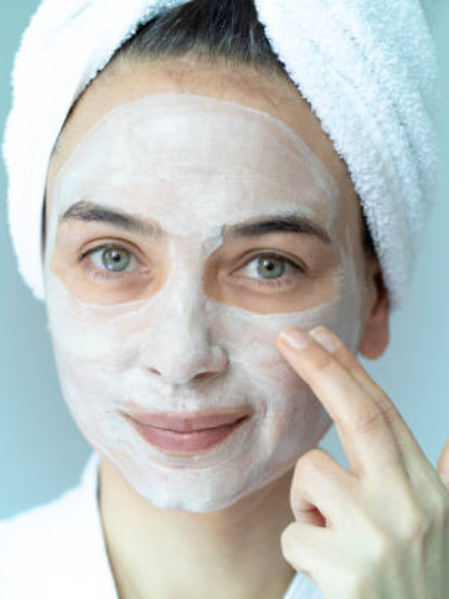 Apply Cream Face Pack For Glowing Face