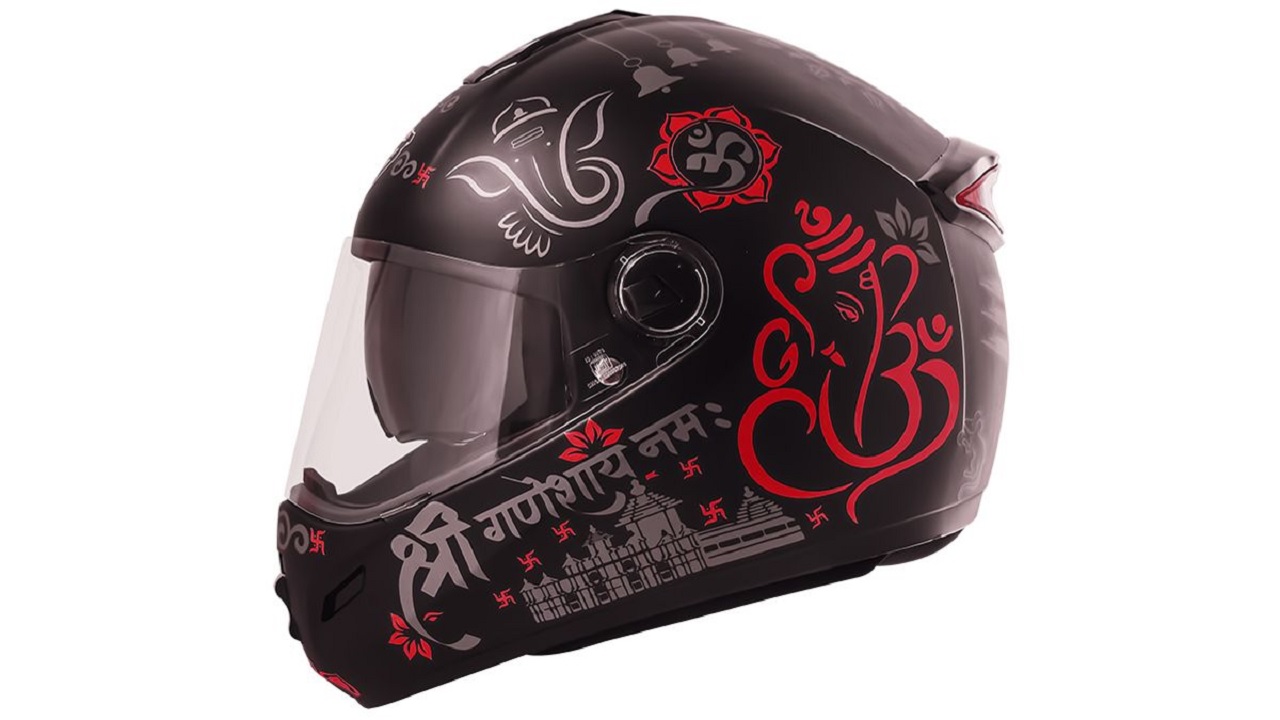 हेल्मेटच्या डिझाईनमधून गणेशोत्सवाच्या संस्कृतीचे प्रदर्शन, Steelbird ...