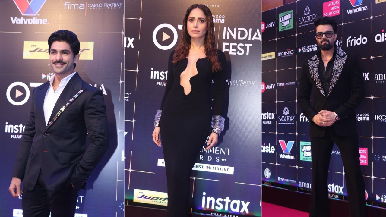 Bollywood Hungama OTT Awards मध्ये बॉलिवूड सेलिब्रिटींचा फॅशनचा तडका | bollywood hungama ott ...