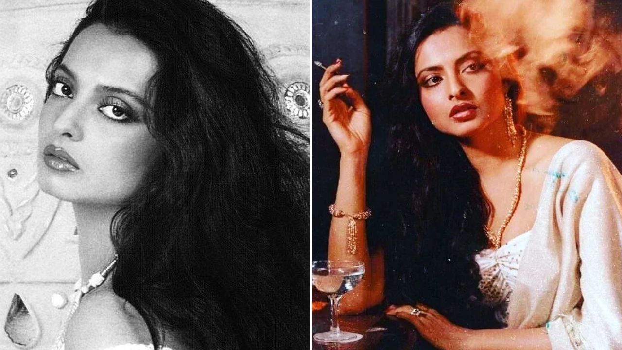 Rekha Birthday: वडिलांचं नाव देण्यास दिला होता नकार, संपूर्ण बालपण गेले ...