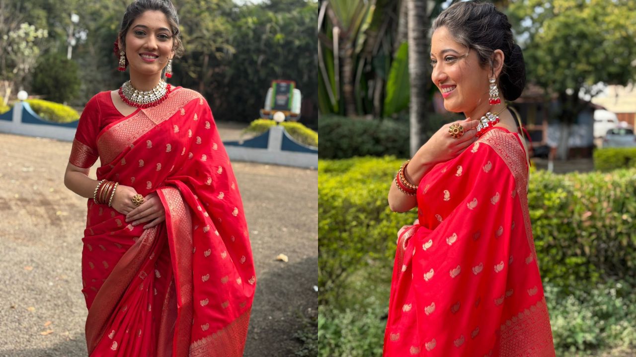 सानिका मोजारचं देखणं सौंदर्य; पाहा सुंदर Photos-Navarashtra (नवराष्ट्र ...