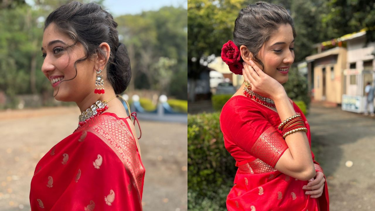 सानिका मोजारचं देखणं सौंदर्य; पाहा सुंदर Photos-Navarashtra (नवराष्ट्र ...